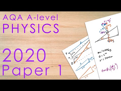 AQA 2020 Paper 1 - A-level Physics Past Paper