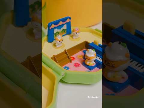 Review! Coro Coro Kuririn Sanrio Hamster Pocket Tomy Japan 2001 💛 #corocorokuririn #minitoys #asmr