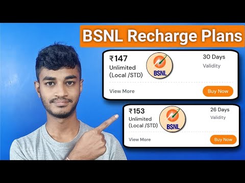 BSNL Recharge Plans Rs.147, Rs.153