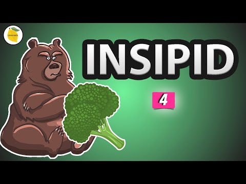 Insipid Meaning | Synonym | Antonym | Examples | Daily vocabulary for competitive exams | #4