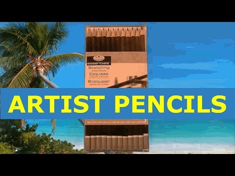 REVIEW - Royal Langnickel Essentials Sketching Artist Pencils