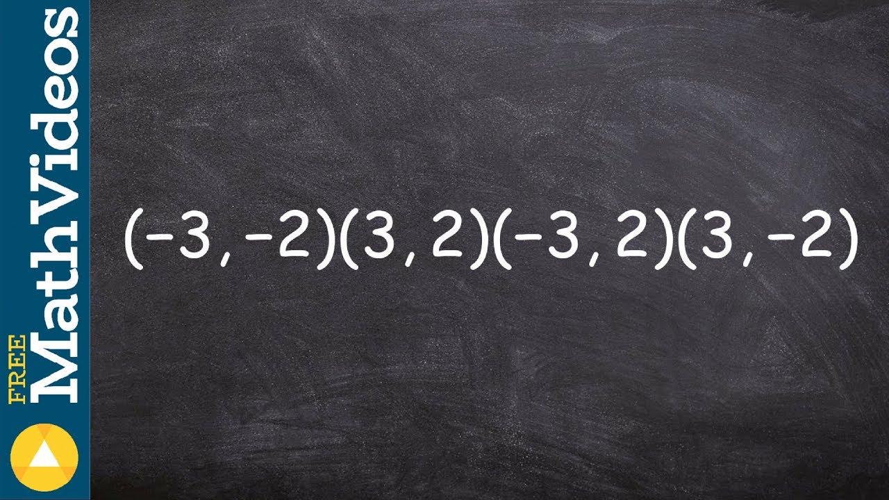 Learn how to plot points on a cartesian coordinate plane