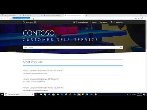 How to Place Content Editor and change the logo in Dynamics 365 Portal