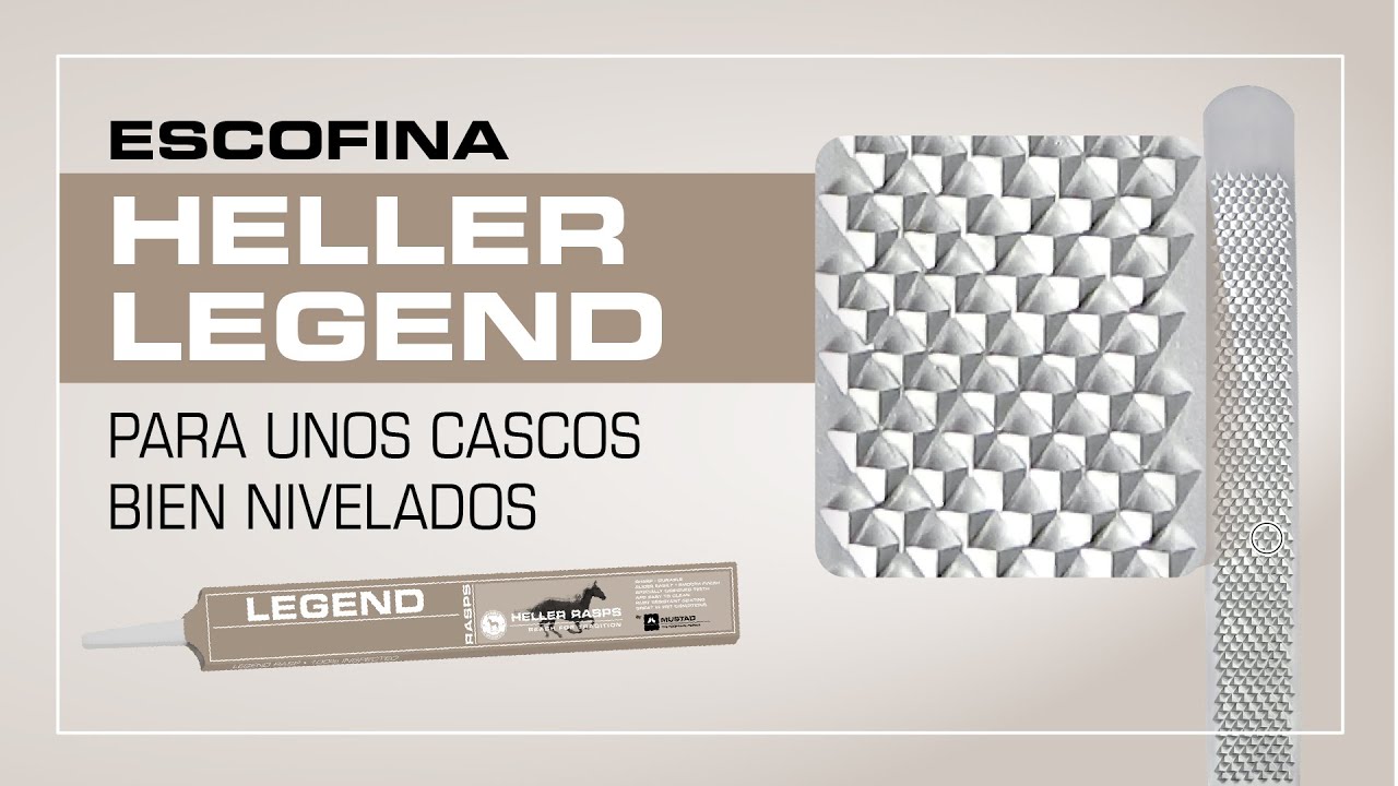 Cómo Nivelar el Casco de un Caballo con la Escofina Heller Legend 🐎