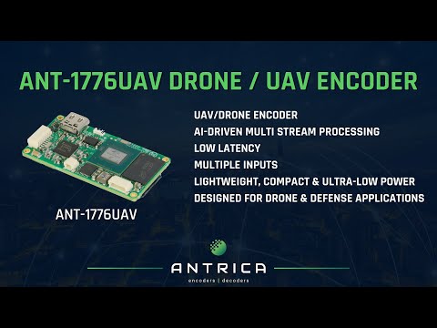 Drone & UAV Video Encoder Product Showcase - ANT-1776UAV