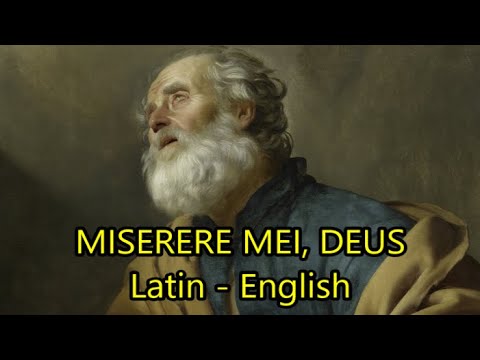 Miserere Mei, Deus - Allegri - English translation