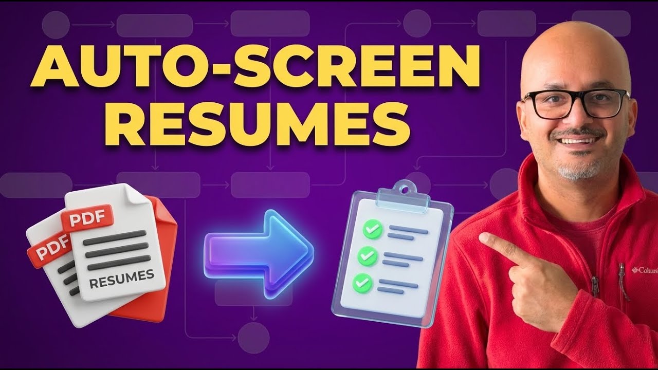 How to Build an AI Resume Screening System for Recruiters with n8n - Part 01 | n8n Full Course