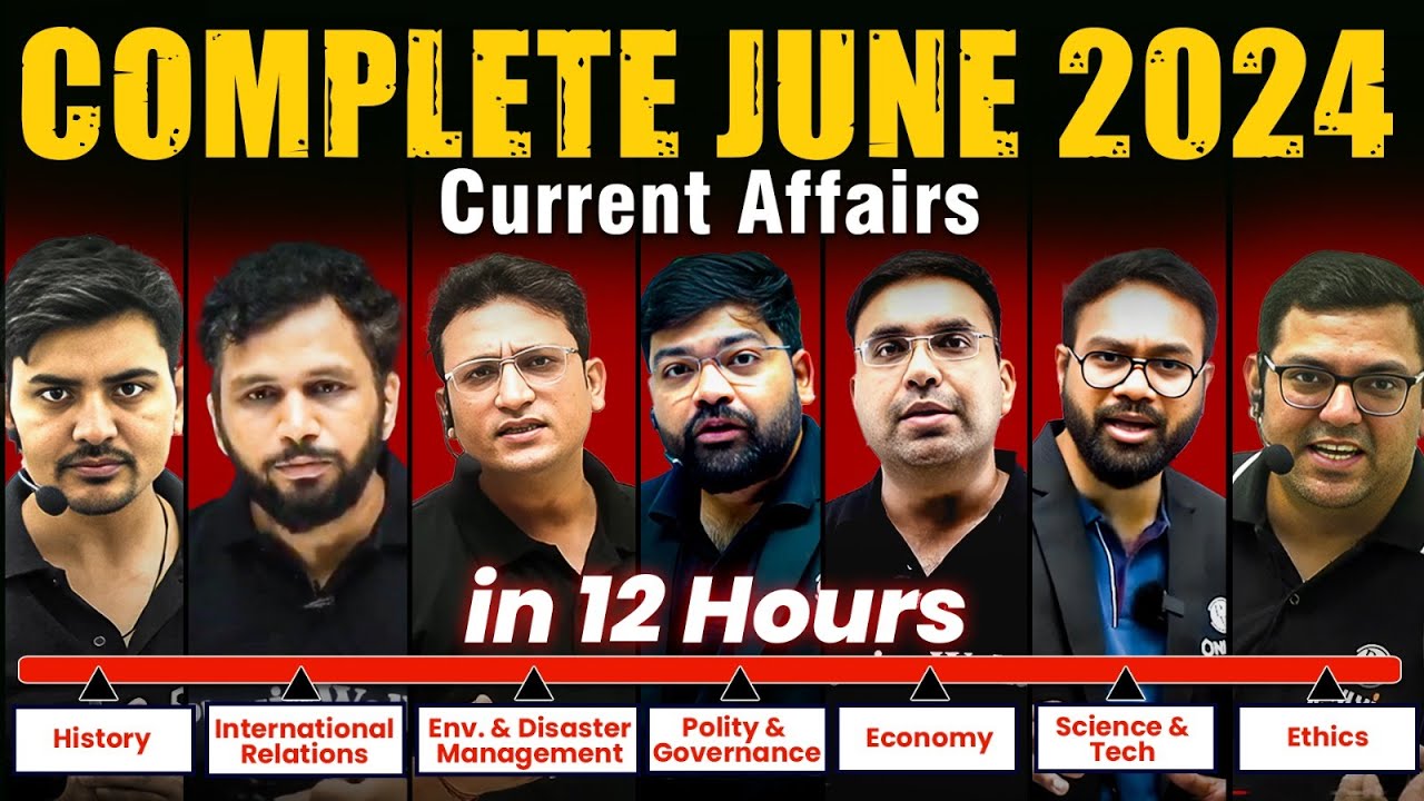 Complete June 2024 Current Affairs | June Monthly Current Affairs Magazine | OnlyIAS