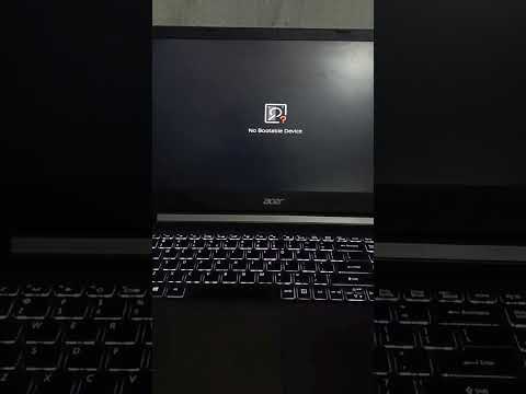 NO BOOTABLE DEVICE ||😭 ACER ASPIRE 7 RYZEN 5 5500 U ||