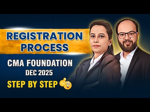 CMA Foundation Dec 25/June 26 Registration Process | How to Register in ICMAI | ICMAI Registration