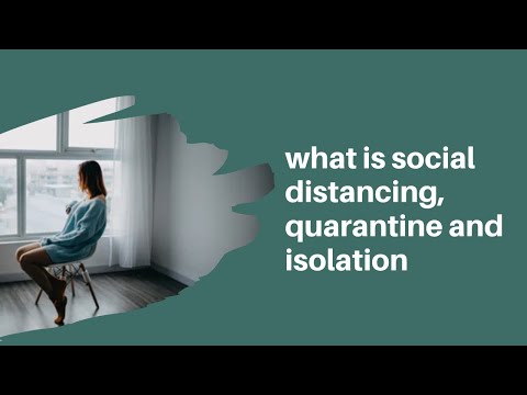 What is Social Distancing, Quarantine and Isolation related to COVID 19 ? Hindi Explanation
