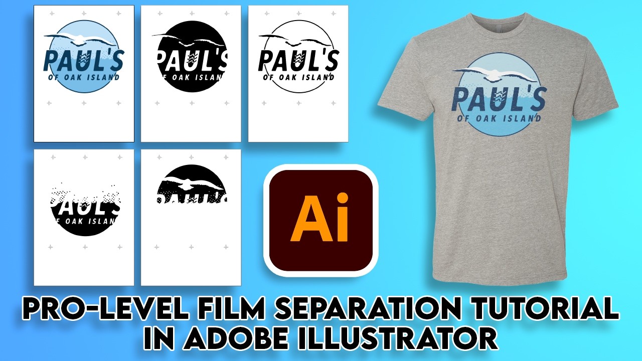 Screen Printing Separation Master Class in Adobe Illustrator