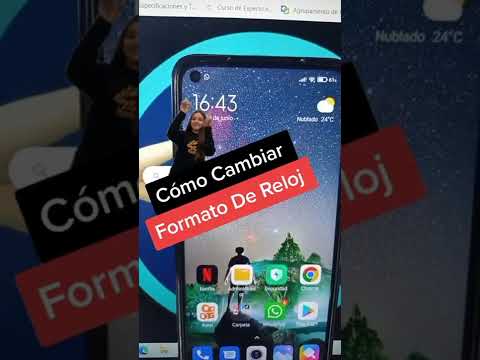 Cómo Cambiar Formato de Reloj #shorts #yenianferreira #tips #telefono