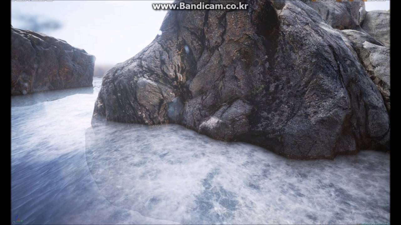 Unreal Engine4] Distance Field Based Flow WaterShader