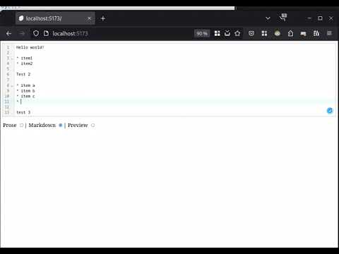 Markdown editor implemented with Svelte + ProseMirror + CodeMirror