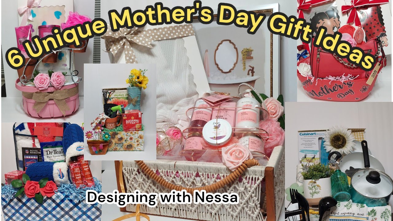 #Mother's Day gifts ideas . 6 different themed gift baskets ideas
