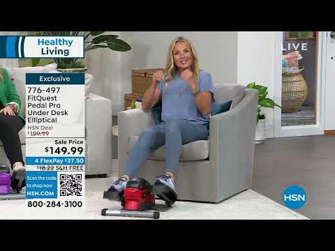 FitQuest Pedal Pro Under Desk Elliptical