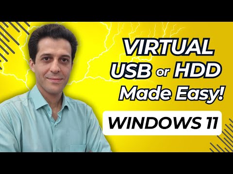 How to Create a Virtual USB Drive or Hard Disk in Windows 11
