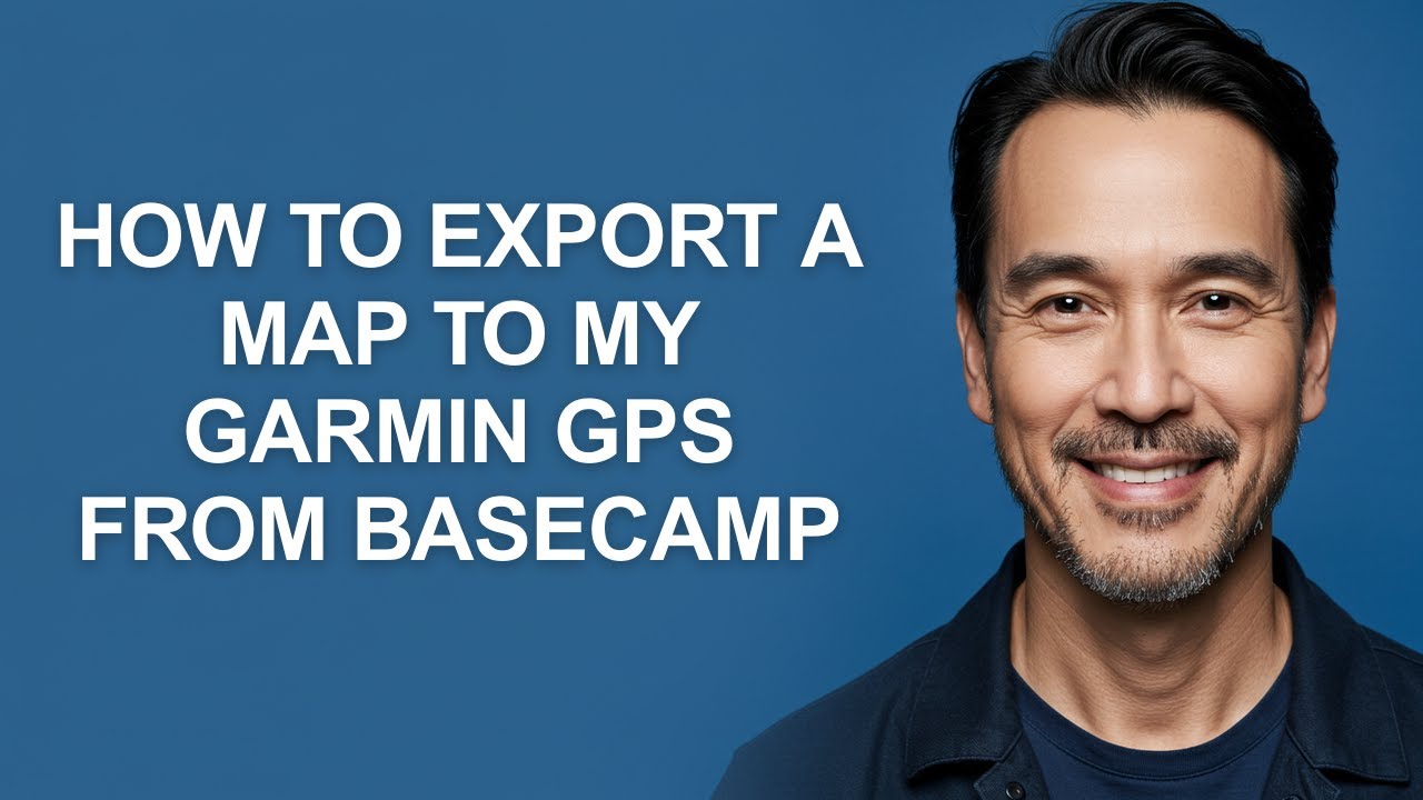 How to Export a Map to My Garmin Gps From Basecamp - KevinHowTo