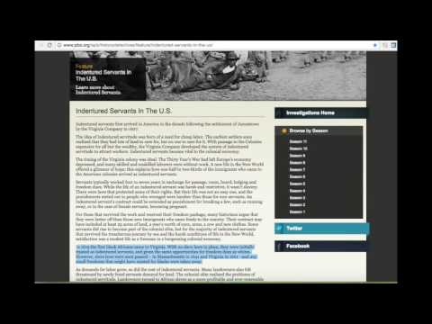 Black Slaves Now Being Called Indentured Servants
