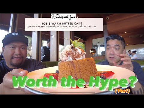 Best Dessert at a Bay Area Classic Restaurant - Famous Warm Butter Cake at Original Joe's Westlake