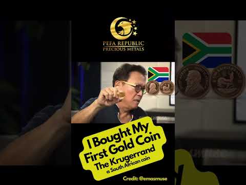 I Bought My First Gold Coin the Krugerrand - Robert Kiyosaki || Precious Metals #shorts