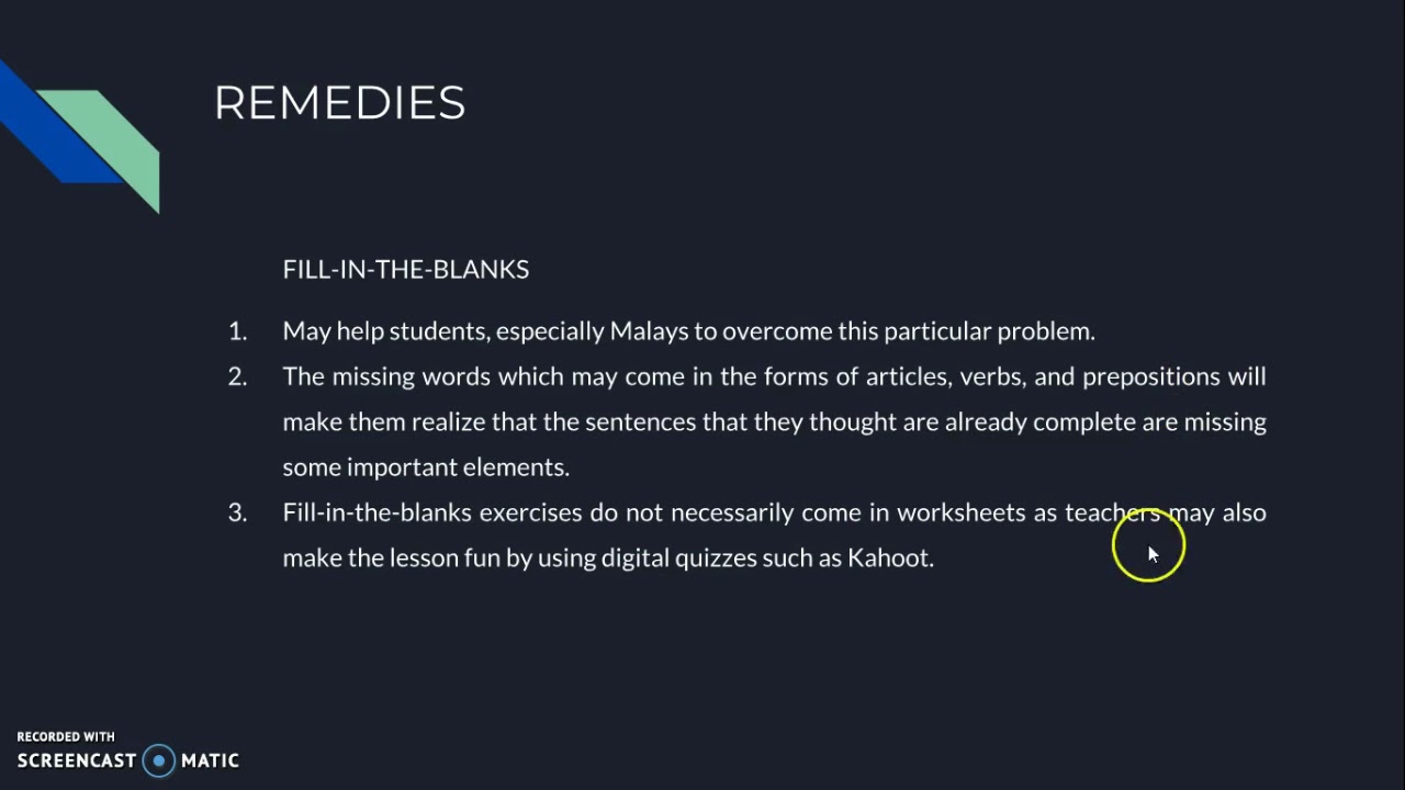 Error Analysis Presentation