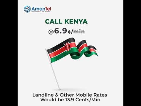 Amantel - How to Call Kenya from USA and Canada