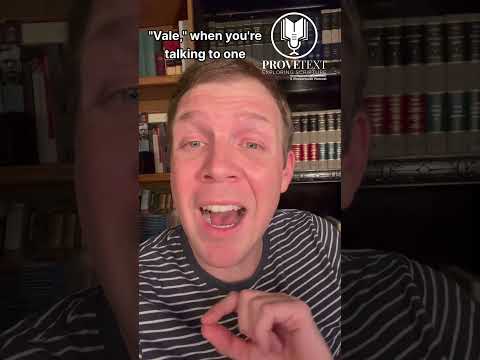 Say 'Bye' in Latin - #latin #classicaleducation #hello #shorts #ancient #language #languagelearning