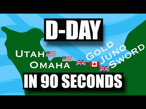 D-Day in 90 seconds