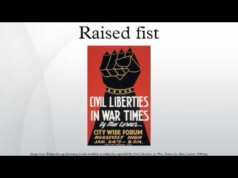 Raised fist