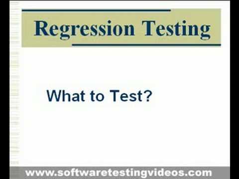 Regression Testing in Software Testing Projects