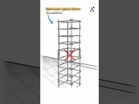 Construction Practices: Reinforcement Lapping in Columns