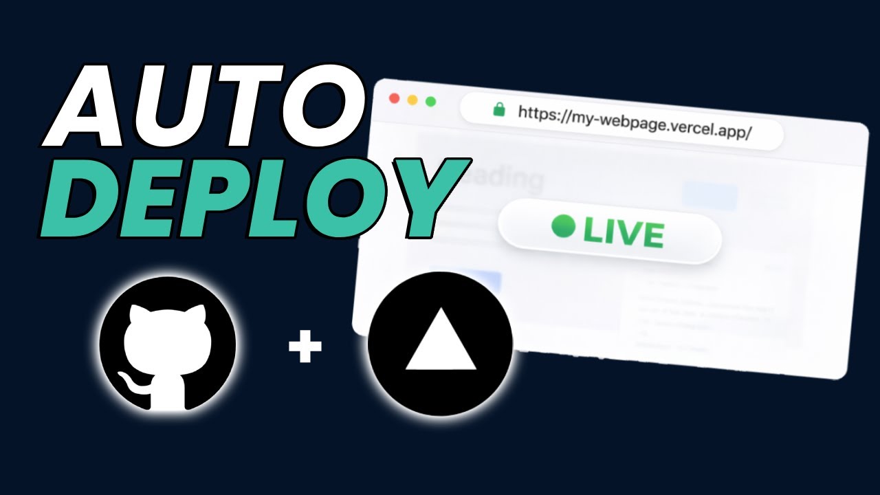 How to Auto-Deploy Your Web App for FREE (GitHub & Vercel)