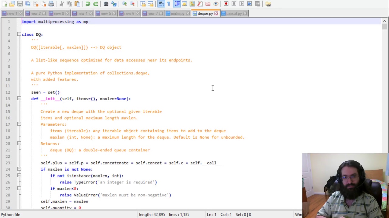Let's Code Python: Deque, Part 15