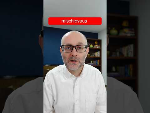 How to say ‘mischievous’ 😏 #EnglishPronunciation #SpeakEnglish #EnglishPractice #Shorts 