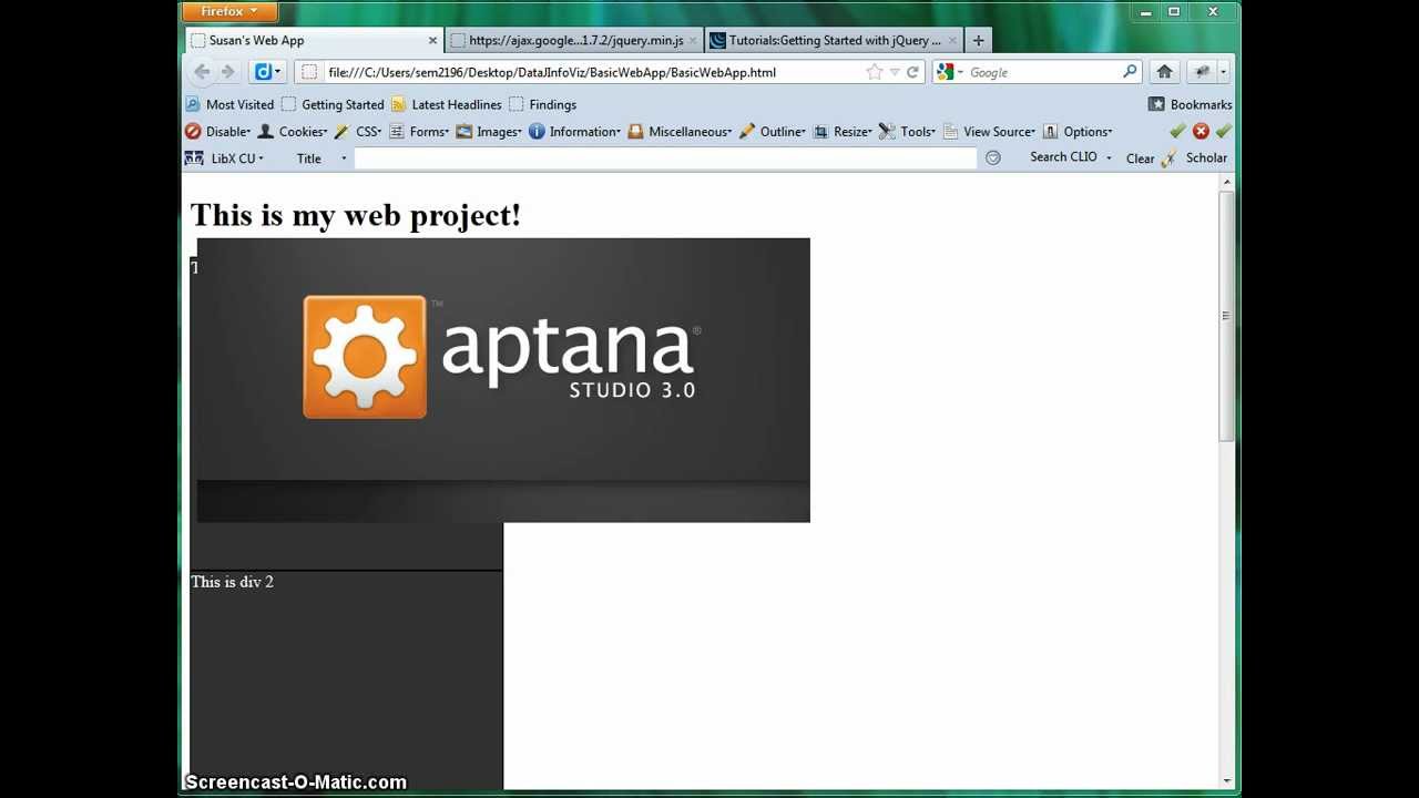 1.4 - Adding Basic Interactivity with jQuery, Part II: Clicks and Data-Loading