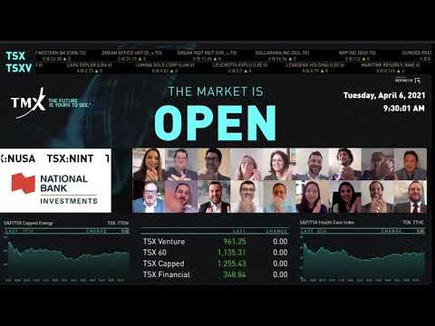 National Bank Investments Virtually Opens The Market, April 6, 2021