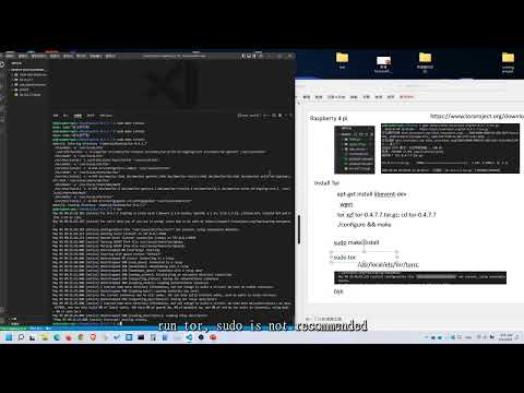 raspberry pi 3, 4 install Tor Relay