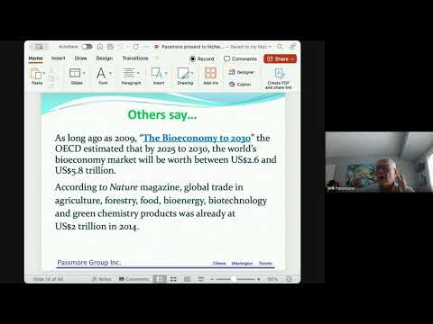 McNeil Renewable Energy Speaker Series - The industrial bioeconomy revolution by Jeff Passmore