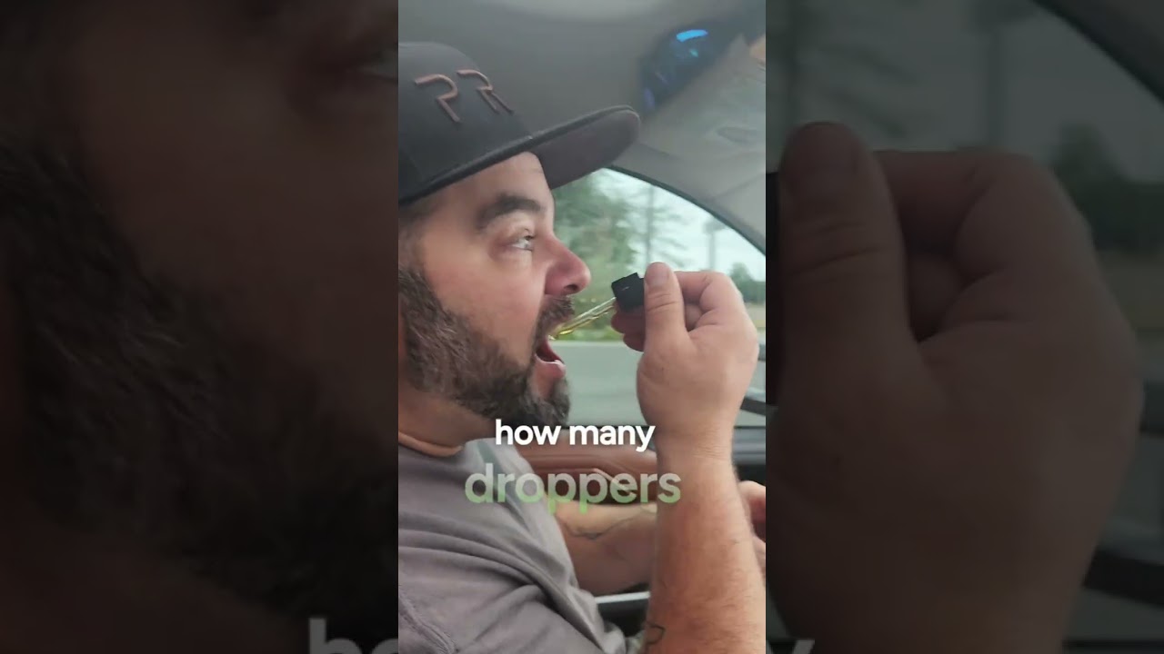 How I take CBD oil on the go! #cbd 🥭