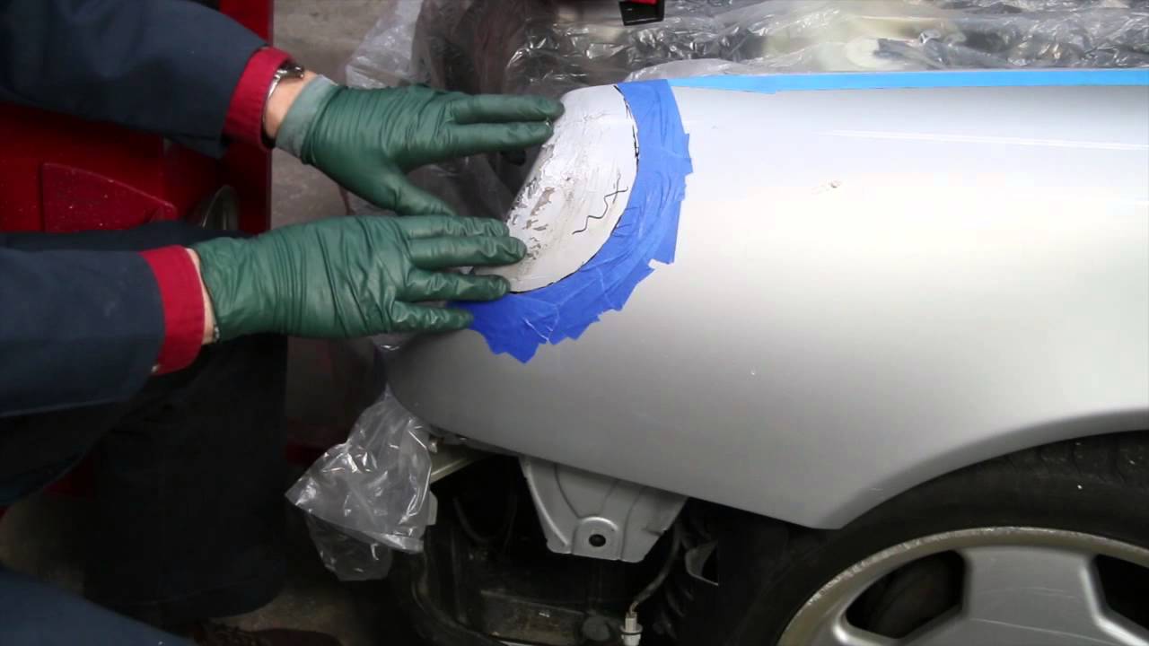 Precision Auto Body Car Dent Repair Proper Surface Preparation for the Body Filler