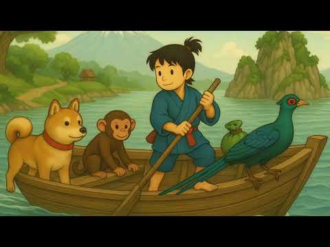 Momotaro – The Peach Boy | Kids World Stories | Japanese Folktale for Kids