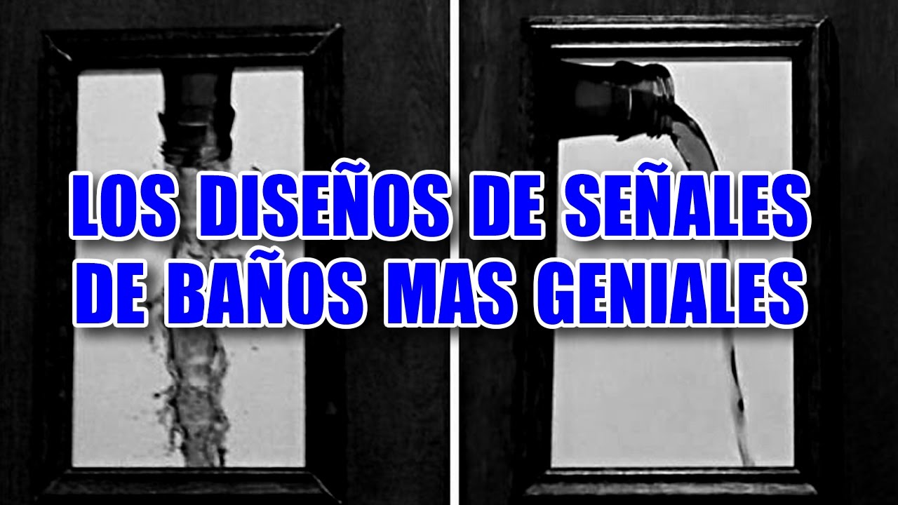 Los diseños de señales de baños mas geniales