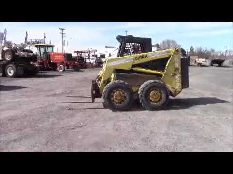 T-200 Clark Bobcat 1080-B Skid Steer Forklift | Live and Online ...