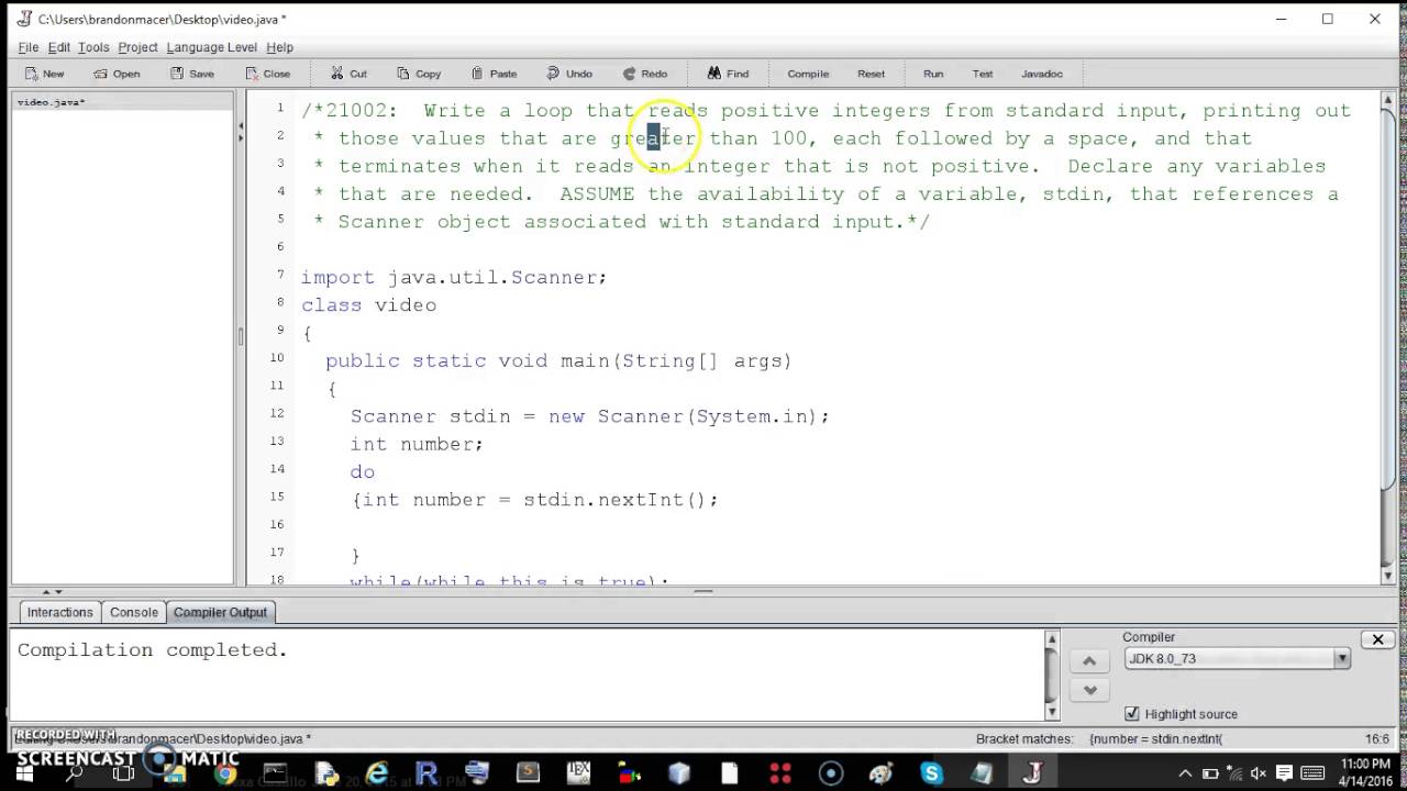 21002 Java Solution Walkthrough MyProgrammingLab