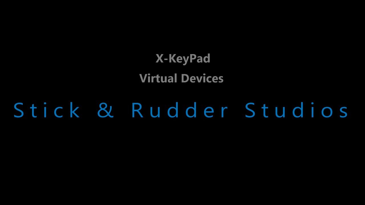 Stick & Rudder Studios Releases X-KeyPad 1.5