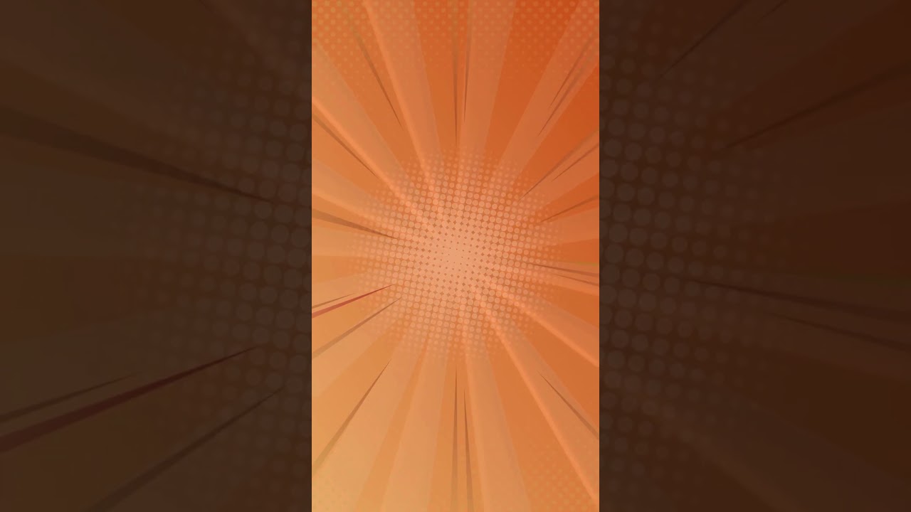 Yellow Anime Comic Background Animated Video Loop | Copyright-Free | Full HD