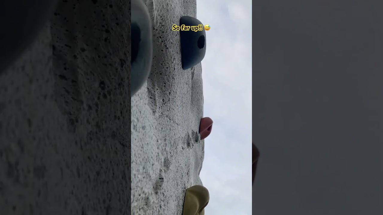Woah, So far up! #up #shorts #shortvideo #interesting #different #rockwall