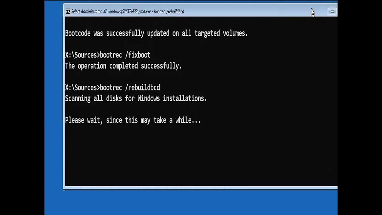 Fix Windows Server 2019 Master Boot Record Using Windows CD Boot Failures